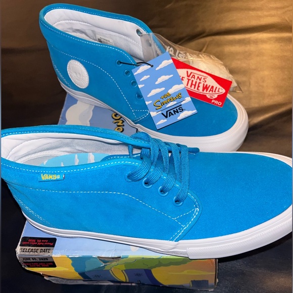 Vans | Shoes | Vans X The Simpsons Chukka Pro Blue Bart | Poshmark